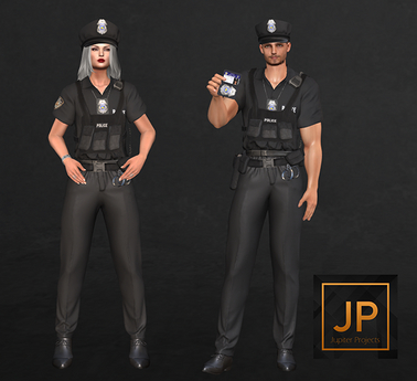 Second Life Marketplace - [Since1975] Freeze! Police FULL SET W/RARES